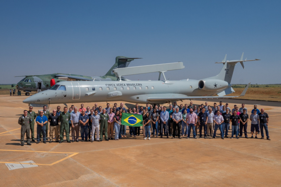 Embraer entrega quinto jato E-99 modernizado à FAB | Jornal Acontece ...