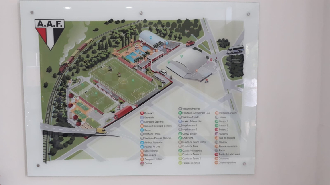 AAF Botucatu lança mapa ilustrado do clube | Jornal Acontece Botucatu
